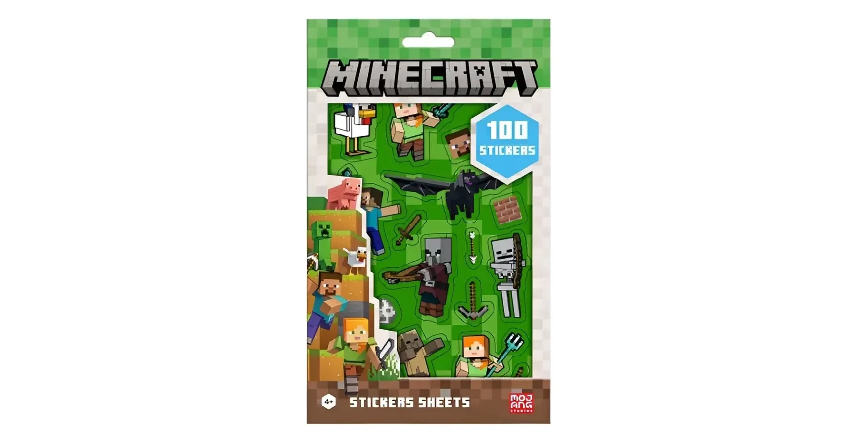 Minecraft matrica szett, 100 db-os - MoziShop.hu